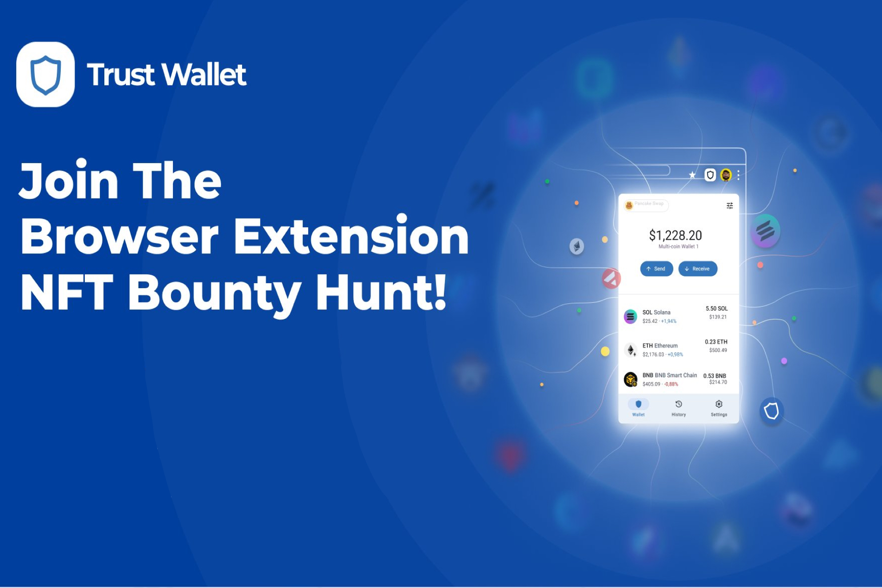 Trust Wallet Browser Extension NFT Bounty Hunt (Continuously Updating ...