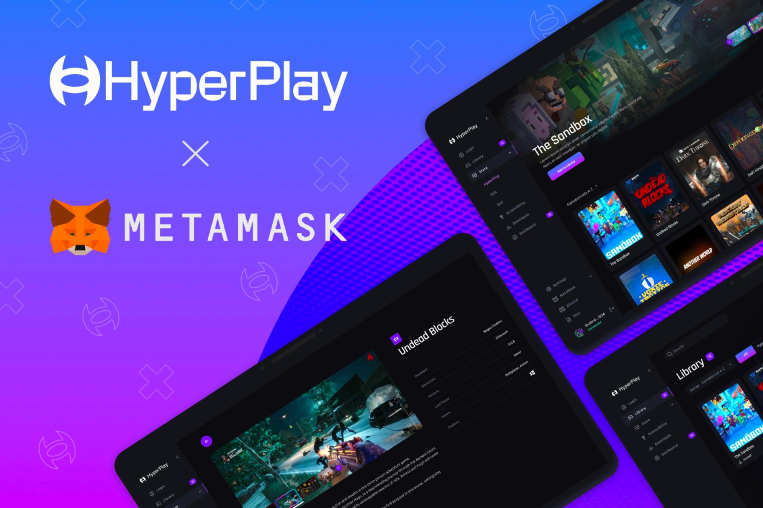 MetaMask Integrates with Web3 Game Launcher Hyper Play