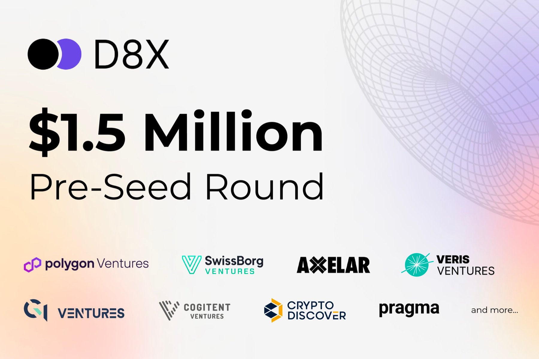 Perp DEX Protocol D8X Closes $1.5 Million in Pre-Seed Round Led by Polygon Ventures | TokenInsight