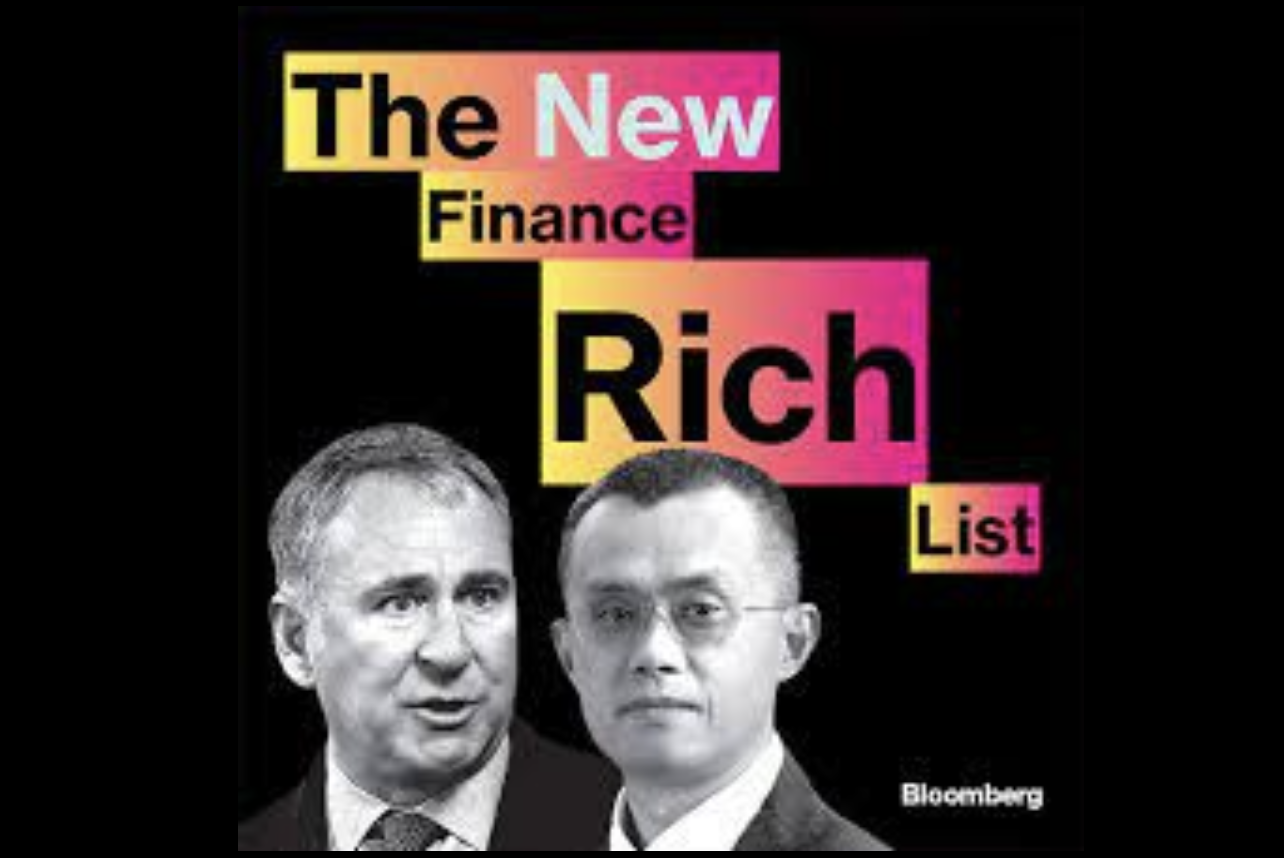 CZ Ranked Third in the Blommberg's New Finance Rich List | TokenInsight