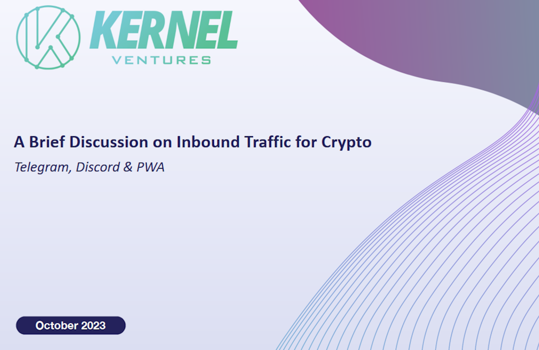 A Brief Discussion on Inbound Traffic for Crypto — Telegram, Discord ...